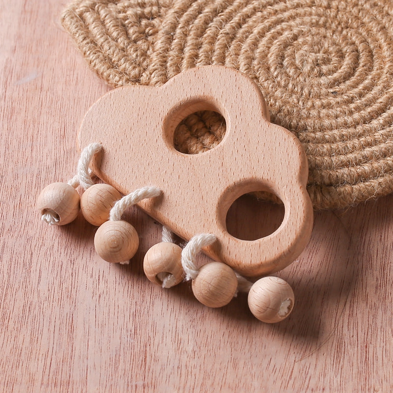 Wooden Double Hole Cloud Rattle – MamimamiHome Baby