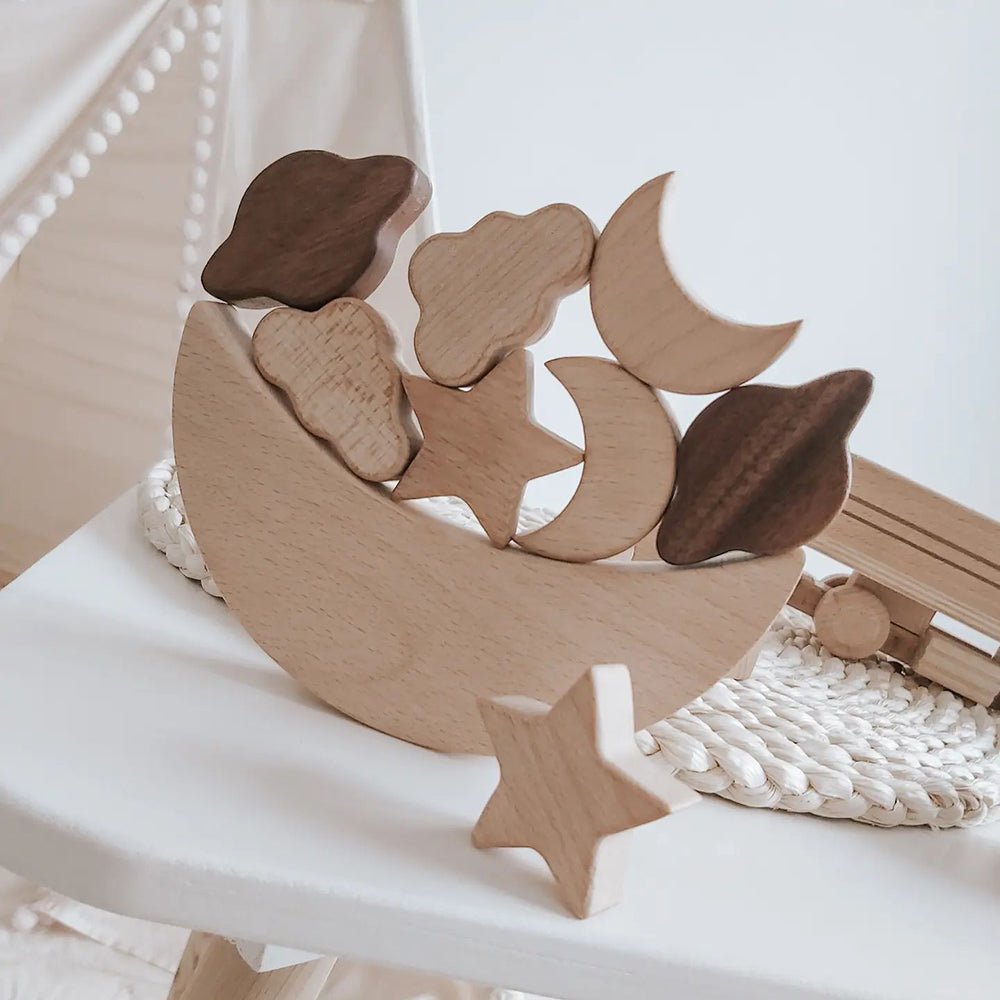 Moon and Star Rocking Stacker – MamimamiHome Baby